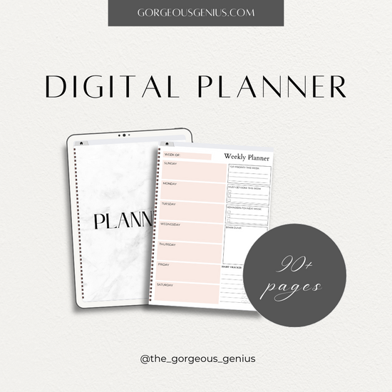 Gorgeous Digital Planner – Gorgeous Genius